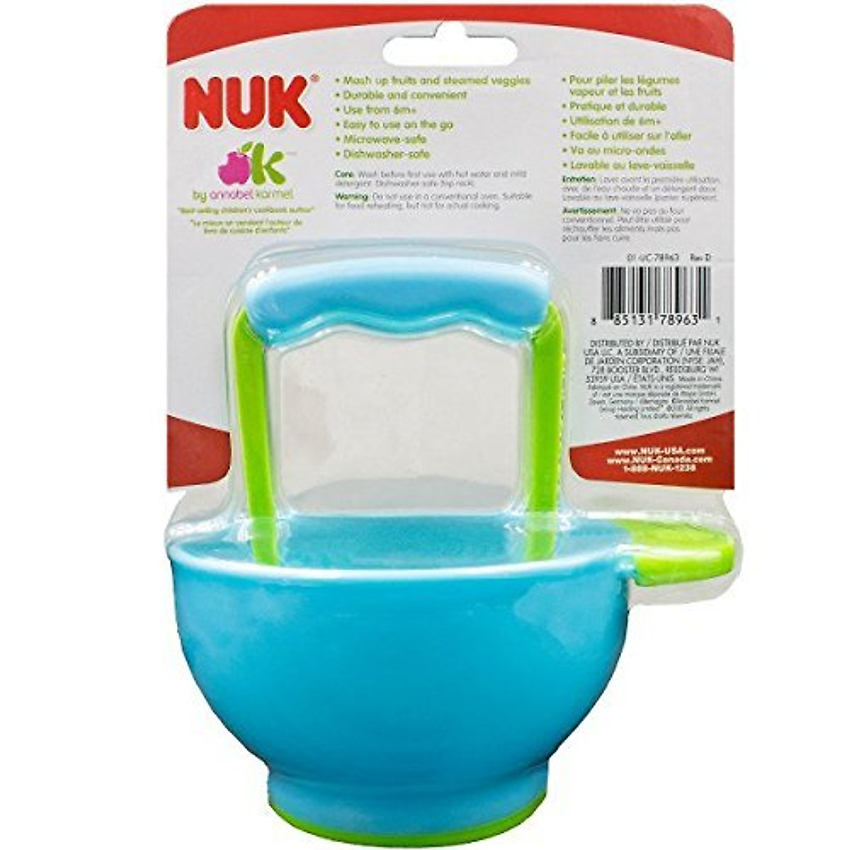 NUK Mash and Serve Bowl, Bowls, 1 Count