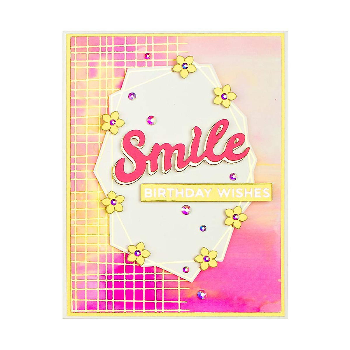 Spellbinders Woven Glimmer Hot Foil Plate Set, Metal