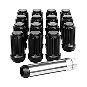 Orion Motor Tech M10x1.25 Lug Nuts, ATV Lug Nuts Compatible with Honda Kawasaki Suzuki Yamaha Can-Am Bombardier Arctic Cat, 10mmx1.25 Wheel Lug Nuts, Set of 16
