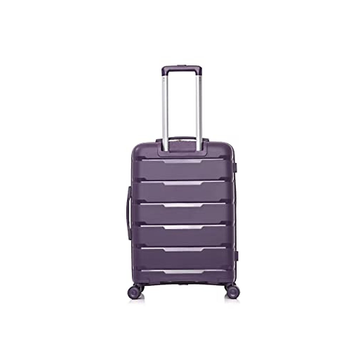 Rockland Pasadena Hardside Spinner Wheel Luggage, Purple, 19", 23", 27"