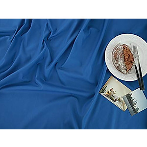 COTTONVILL 40COUNT Cotton Solid Fabric (3yard, 07-Borage Blue)