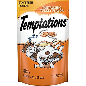 Temptations Cat Treats Mix-Ups Snack Treats Variety Bundle 4 Pack (Catnip,Turkey,Backyard Cookout & Surfer Treat Flavors)