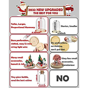 Christmas Gifts, Make Your Own Night Light DIY Arts and Crafts for Kids 4 5 6 7 8 Year Old Girls Christmas Stocking Stuffers, Xmas Tabletop Decoration Women Room Decor Nightlight Toys