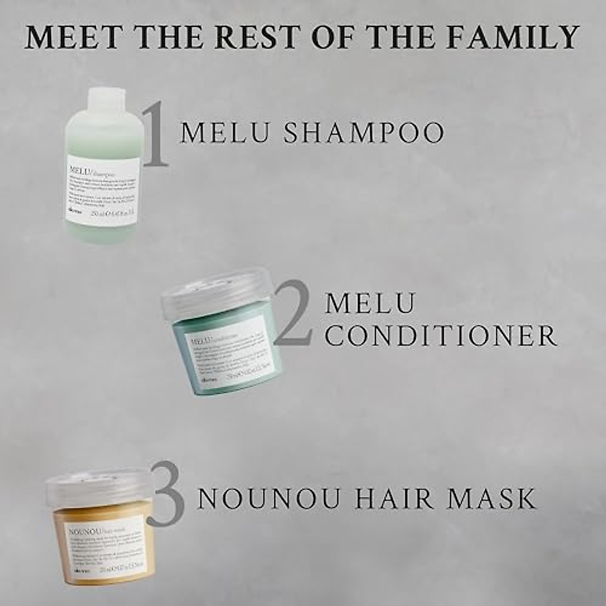 Davines MELU Hair Shield, Heat Protection, Soft And Shiny Results For All Hair Types, 8.42 Fl. Oz.