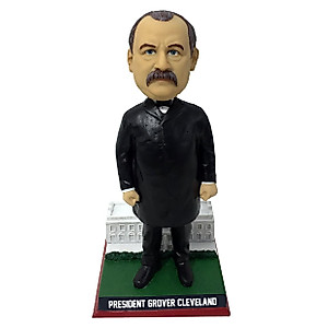 Grover Cleveland White House Base President Bobblehead Numbered to 1,884