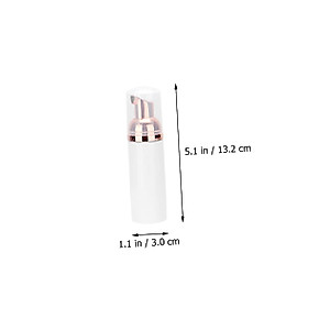 FOMIYES 15 pcs Mousse Sparkling Bottle Travel soap Dispenser Human Kids foamingsoap Holder Tray foaming soap Dispenser Bowl jar Machine Travel Hand soap foaming Shopkeeper Filling Plastic