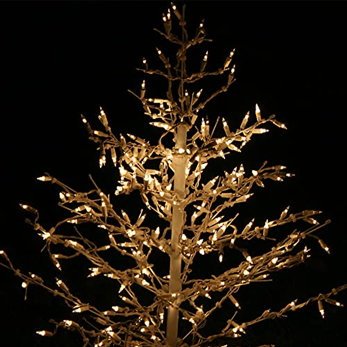 Twinkle Star 2 Pack Christmas Clear Outdoor Lights, White Wire 150-count Lights 120V UL Certified Incandescent Mini String Light, Connectable for Xmas Tree Home Patio Holiday Party Garden Decorations