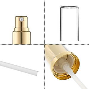 4 Pieces Replacement Foundation Pumps for Estee Lauder Double Wear Foundation, Gold