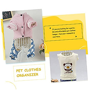 BCOATH 1pc Clothing Display Stand Figurine Display Shelf Wall Hangers for Clothes Manikins for Clothing Doll Dress Mannequin Pet Clothes Hanging Rack Pet Apparel Rack Dog Clothing Hanger