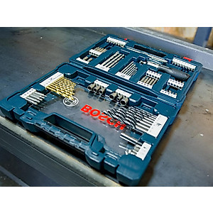 BOSCH MS4091 91-Piece Drilling and Driving Mixed Set with Included Case for Applications in Wood, Metal, Masonry