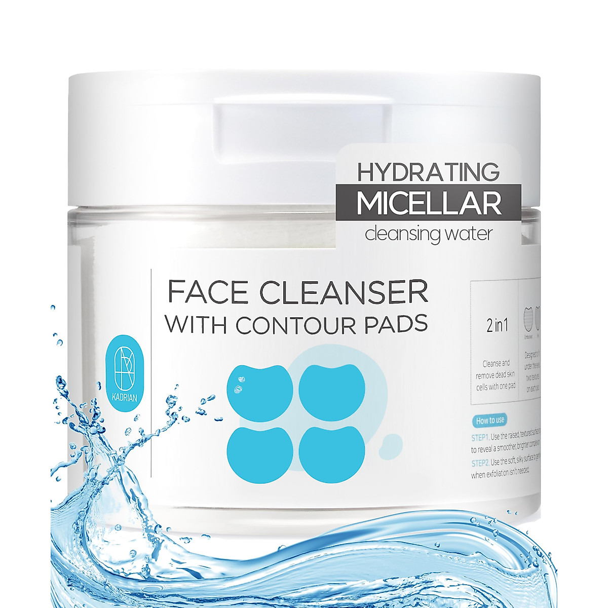 Micellar Water makeup remover wipes - 50 micellar water wipes - Lint Free - Korean Make up Wipes Travel size - Face Cleansing Wipes - Makeup Remover Wipes for Sensitive Skin