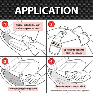 Malco Leather & Plastic Cleaner – Penetrates Deep to Remove Dirt, Grime and Oily Soils/Restores Leather, Plastic and Vinyl/Leaves Surfaces Clean, Shiny and Film-Free / 22 Oz. (100116)