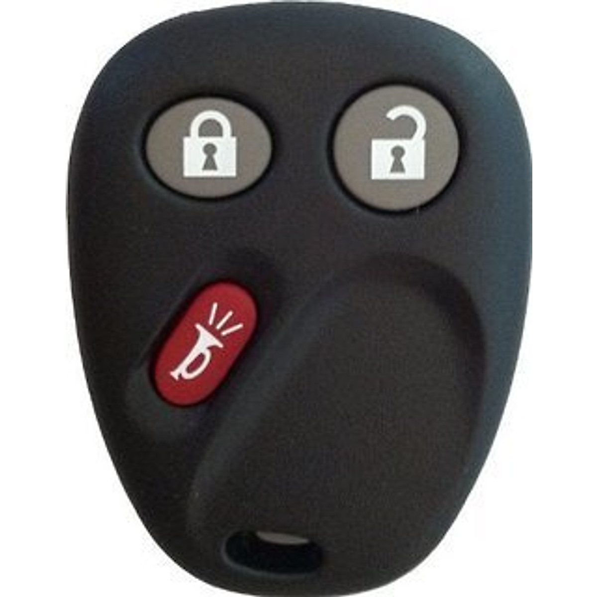 AmericanAutomotiveSupply - 1 New Replacement Keyless Entry 3 Button Remote Car Key Fob for Select GM w/Free DIY Programming Guide LHJ011, 21997127
