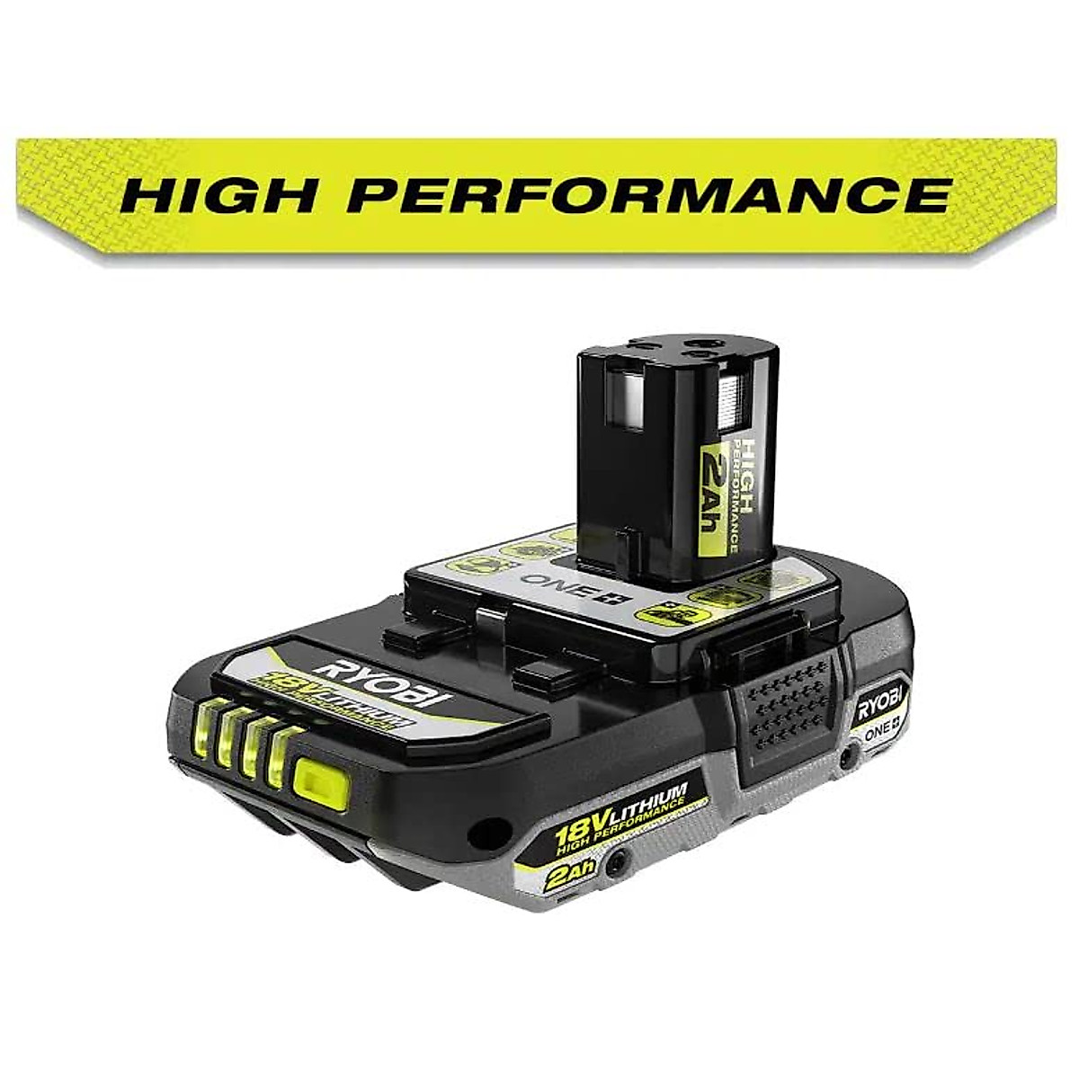 RYOBI ONE+ HP 18V Brushless Cordless 1/2 in. Hammer Drill with 2 Ah Lithium-Ion Battery and 3-1/2 in. Diamond Grit Impact Drive Bits (Bulk Packaging)