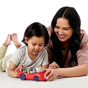 Bluey Vehicle and Figure Pack, Escape Convertible with 2.5 inch Exclusive Figure, 4 Accessories and Sticker Sheet