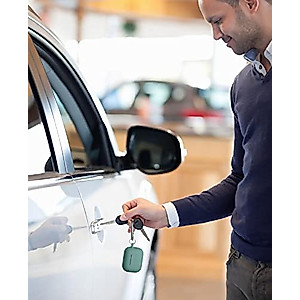 IMIVIO Airpods Pro 2 Case Cover 2022/AirPods Pro Case 2019, Silicone Protective Charging Case Skin Compatible Apple Airpods Pro 2nd/1st Generation Case with Keychain, Front LED Visible (Pine Green)