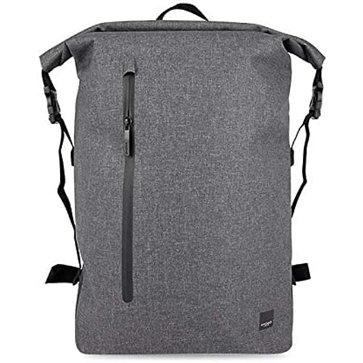 Knomo Cromwell 15 inch Waterproof Laptop Rolltop Backpack Men, Water Resistant Travel Rucksack, Casual Daypack for Outdoors Grey