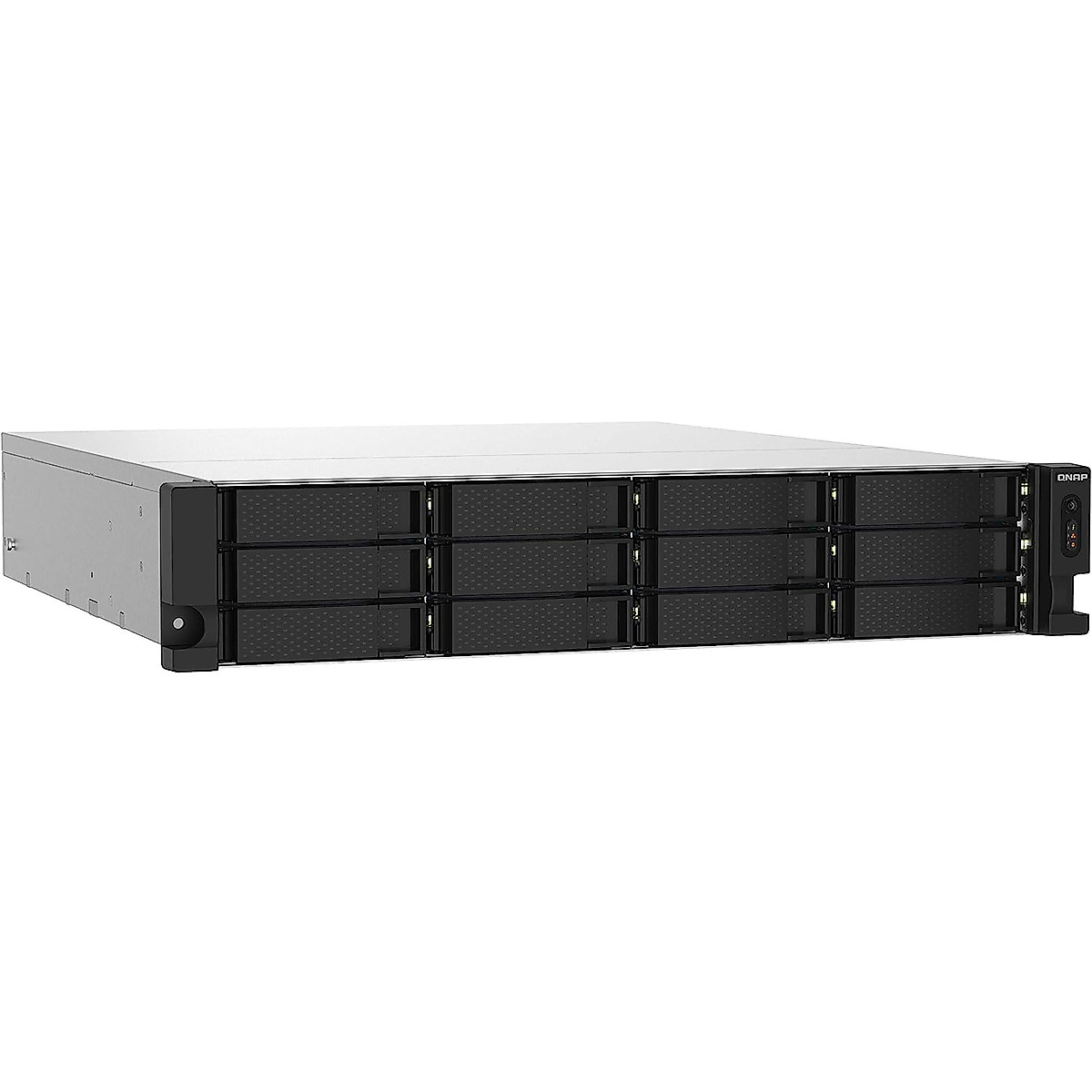QNAP TS-1232PXU-RP-4G 12 Bay High-speed SMB Rackmount NAS with two 10GbE and 2.5GbE Ports, Redundant PSU