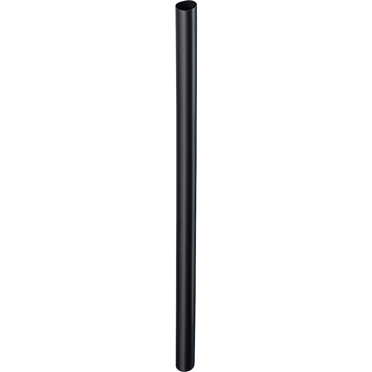Black Jumbo Smoothie Straws, Black Disposable Wide-mouthed Large Milkshake Straws 9'' Inches High/Tall 100 pack
