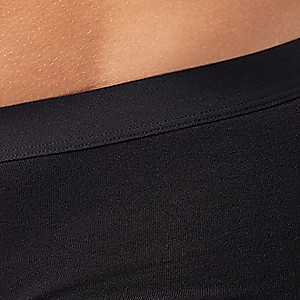 Amazon Essentials Women's Cotton Boyshort Underwear (Available in Plus Size), Pack of 5, Black, Small