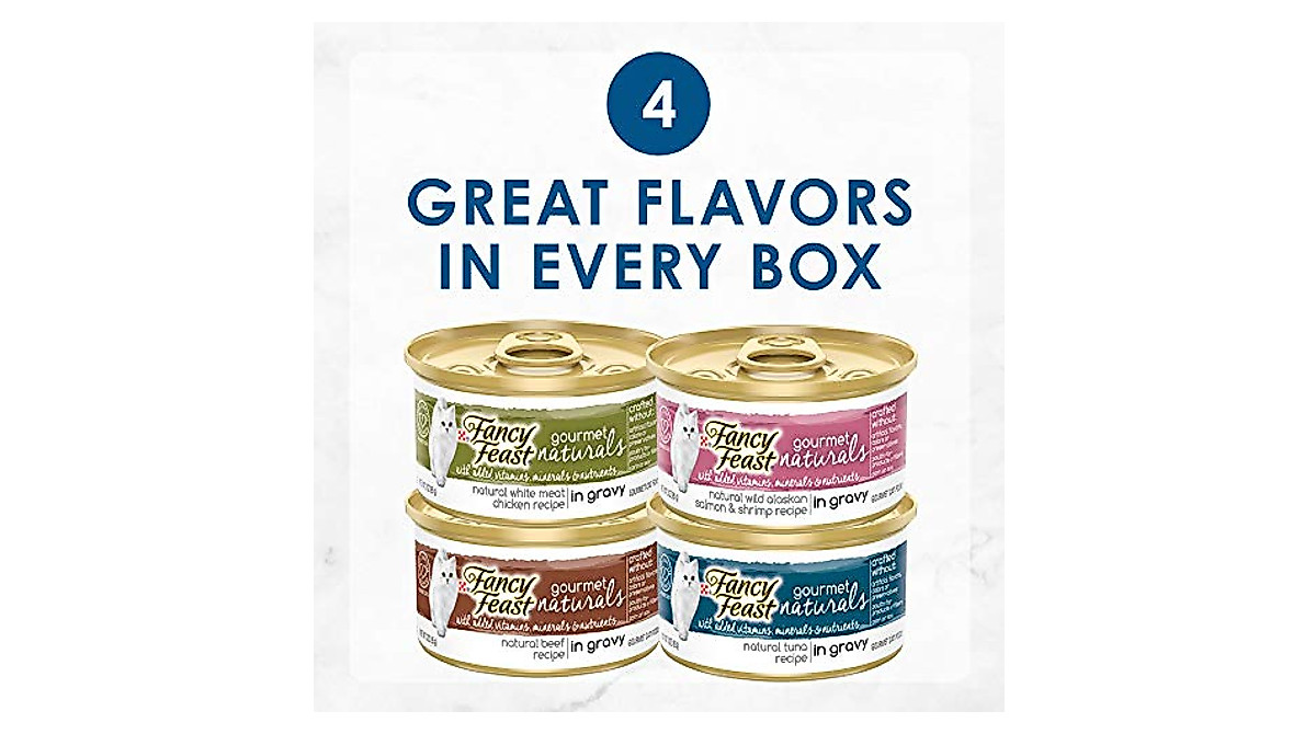 Fancy Feast Gourmet Naturals Gravy Variety Pack