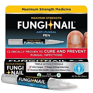 Fungi-Nail Pen Applicator Anti-Fungal Solution, Kills Fungus That Can Lead to Nail & Athlete’s Foot with Tolnaftate & Clinically Proven to Cure and Prevent Fungal Infections, 0.101 Fl Oz (Pack of 1)