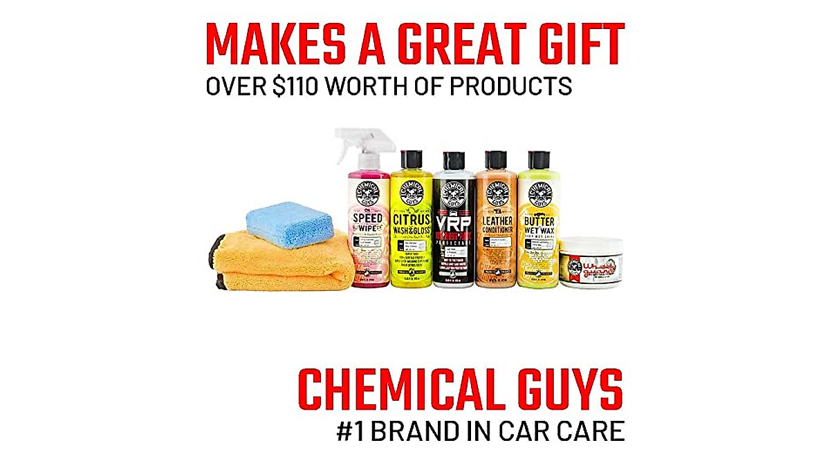 Chemical Guys Best Detailing Kit - 8 Essential Products
