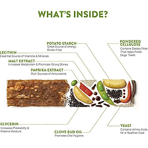 Whimzees Natural Dog Treats - Veggie Sausage Sticks Large - 7 Pack - (Dogs 40-60 lbs) - Pack of 22