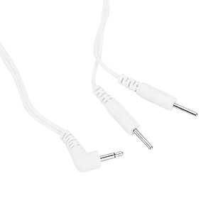 Sonew 10pcs / Bag DC 2.5mm 1.2m 2?in?1 Pin Type Electrode Lead Wires Cable, Compatible Lead Wires for TENS Unit Physiotherapy Machine