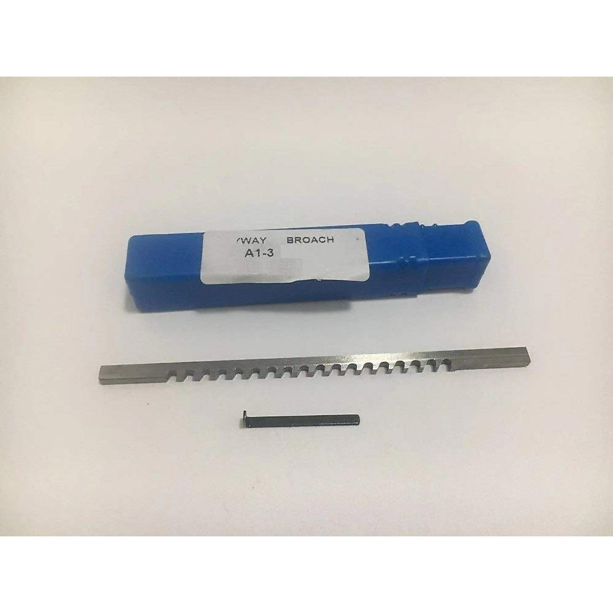 WSF-TOOLS, Keyway Broach with Shim High Speed Steel Broaching Tools 3mm A Push-Type Keyway Broach Metric Sized Cutting Machine Tool