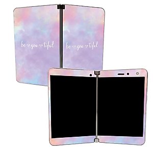 MIGHTY SKINS Skin for Microsoft Surface Duo - Through Christ | Protective, Durable, and Unique Vinyl Decal wrap Cover | Easy to Apply, Remove, and Change Styles | Made in The USA (MISURDUO-Through Christ)