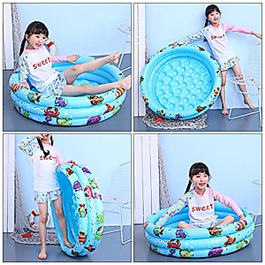 Portable Pool Inflatable Pool Garden Blow up Pool Kids Inflatable Pool Round Inflatable Pool Round Inflatable Baby Inflatables