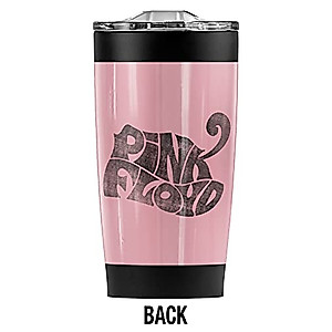 Pink Floyd Pink Logo Stainless Steel Tumbler 20 oz Coffee Travel Mug/Cup, Vacuum Insulated & Double Wall with Leakproof Sliding Lid | Great for Hot Drinks and Cold Beverages