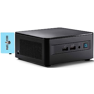 Intel NUC 12 Pro Kit Mini Desktop PC i5-1240P 4-Core, 64GB RAM, 512GB PCIe SSD, Iris Xe, WiFi 6, BT 5.2, Ethernet LAN (RJ-45), Win 10 Pro with Hub