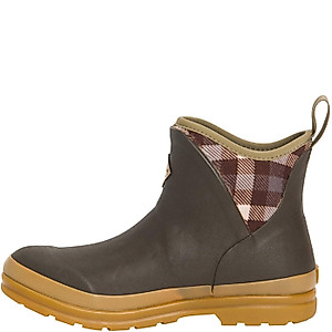 MUCK BOOT The Original COMPANY Women's Originals Ankle, Brown/Plaid/Gum, 5