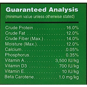 Wild Harvest WH-83542 Wild Harvest Advanced Nutrition Diet for Parrots, 4-Pound (Packaging May Vary)