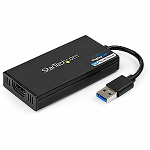 StarTech.com USB 3.0 to HDMI Adapter, 4K 30Hz UHD, USB to HDMI Display Adapter, External Adapter for Mac & Windows, TAA