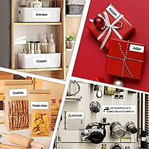 TZe TZ Tape 18mm 0.7 Laminated White Replacement for Brother P Touch TZe-241 TZe241 18mm Label Maker Tape Work for Brother PTD400AD PTD600 PTD400 PT-P710BT, Black on White, 3-Pack