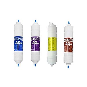 4EA Economy Replacement Water Filter Set for LG water purifier : WCD74GA1R - 10 microns