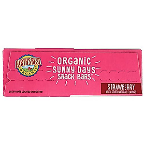 Earth's Best Organic Sunny Days Snack Bars, Strawberry, 8 Count