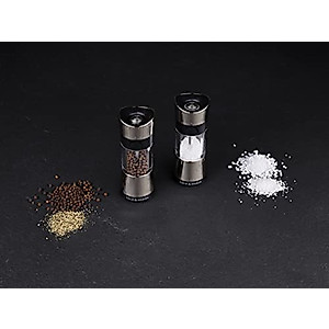 Cole & Mason Precision Horsham Inverta Salt and Pepper Mill Gift Set, Chrome, 15 cm