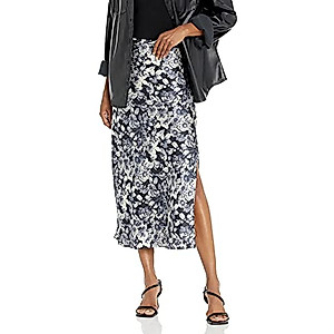 Cinq à Sept Womens Photo Real Adis Skirt, Slate Multi, 6 US