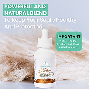 Bea's Bayou Good Biome Scalp Treatment Solution - Helps Reduce Appearance of Itch & Flakes - Promote Hair Retention - Moisturizing - 2.7 fl oz - Magnolia