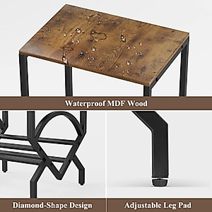 Record Player Stand Vinyl Record Storage Holder Rack LP Display Stand Record Player Table Turntable Stand with Metal Frame for Living Room Bedroom Study Office