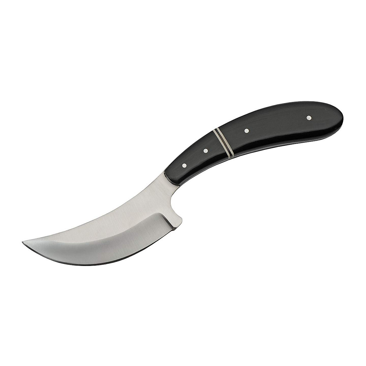 Rite Edge Hunting Knife | Birdwing Full Tang Skinner Buffalo Horn Handle + Leather Sheath
