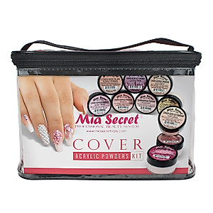 Mia Secret Professional Cover Acrylic Powders Nail Kit/Set For Beginner - Nail kit with everything - Kit de uñas acrilicas completo mia secret - Kit de polvos acrilicos cover para uñas de acrilico