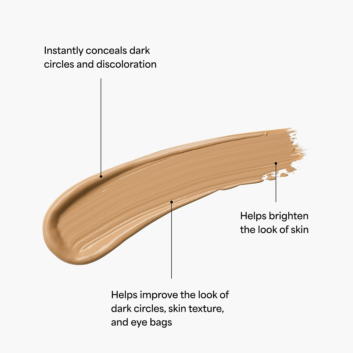 TULA Skin Care Radiant Skin Brightening Serum Concealer - Conceals Dark Circles & Discoloration, Longwearing & Crease-Resistant, Brightens the Appearance of Skin Over Time, Shade 130, 0.18 fl oz.