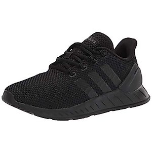adidas Questar Flow Nxt Running Shoes, Black/White/Grey, 2 US Unisex Little Kid