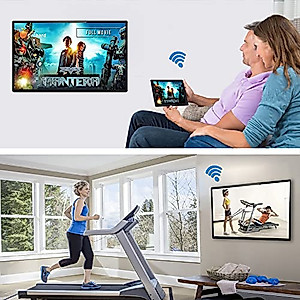 2023 All-in-One Desktop Computer 24" Android Touch Screen PC with Android 10, Rockchip Quad-Core, 2GB+32GB, Webcam. Large Screen for Elderly Poor Vision, Doorbell Screen, Kids Learning at Home