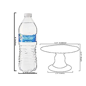 12pc Cupcake Serving Plate Stand Display (Clear)